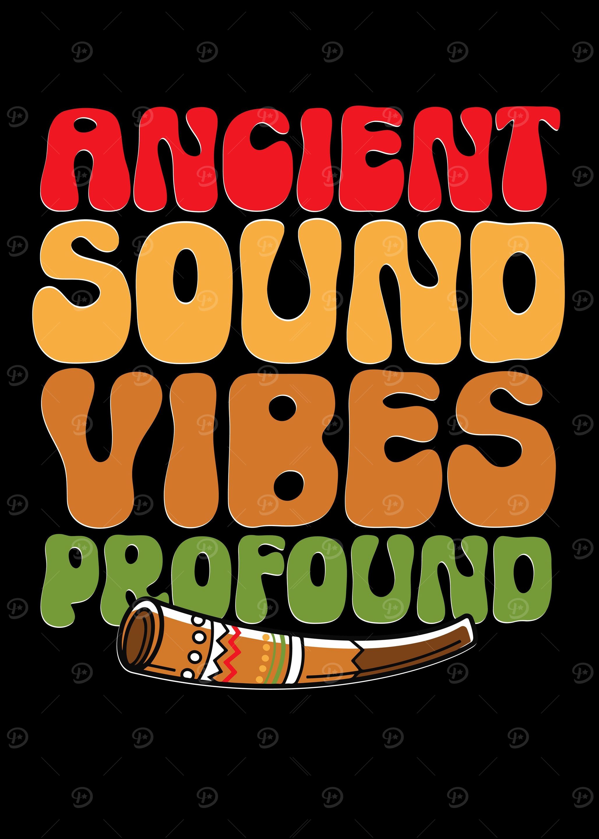 'Ancient Sound Vibes' Poster, picture, metal print, paint by kritich ...
