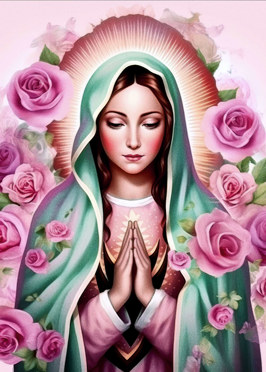 'christ poster catholic 2' Poster, picture, metal print, paint by ...