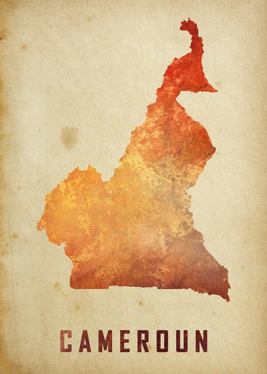 'Cameroun' Poster, picture, metal print, paint by Jerhus | Displate