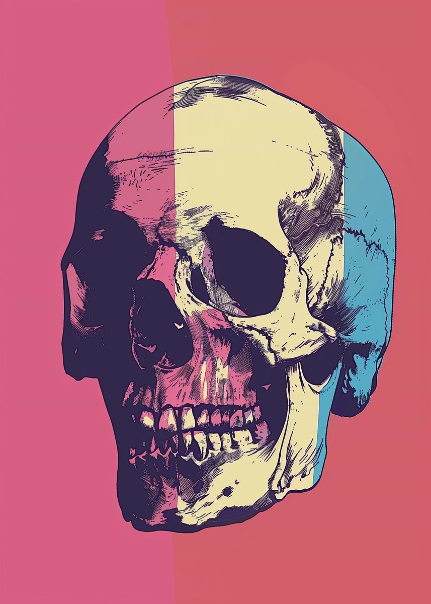 'Pop Art Death' Poster, picture, metal print, paint by RetroBytes ...
