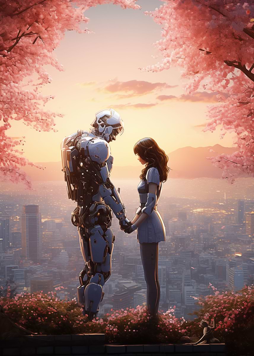 'Couples in Cyberpunk' Poster, picture, metal print, paint by Chris ...