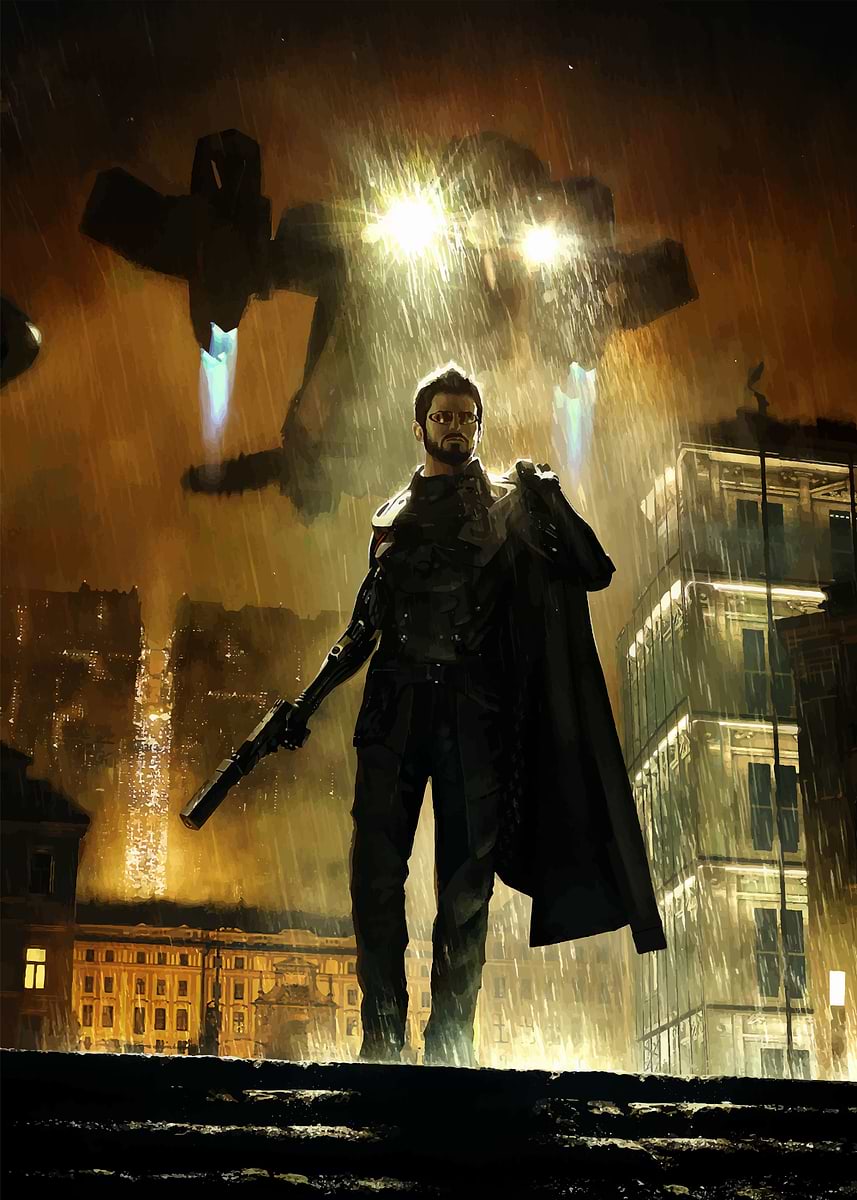 'DEUS EX' Poster, picture, metal print, paint by pados arto | Displate