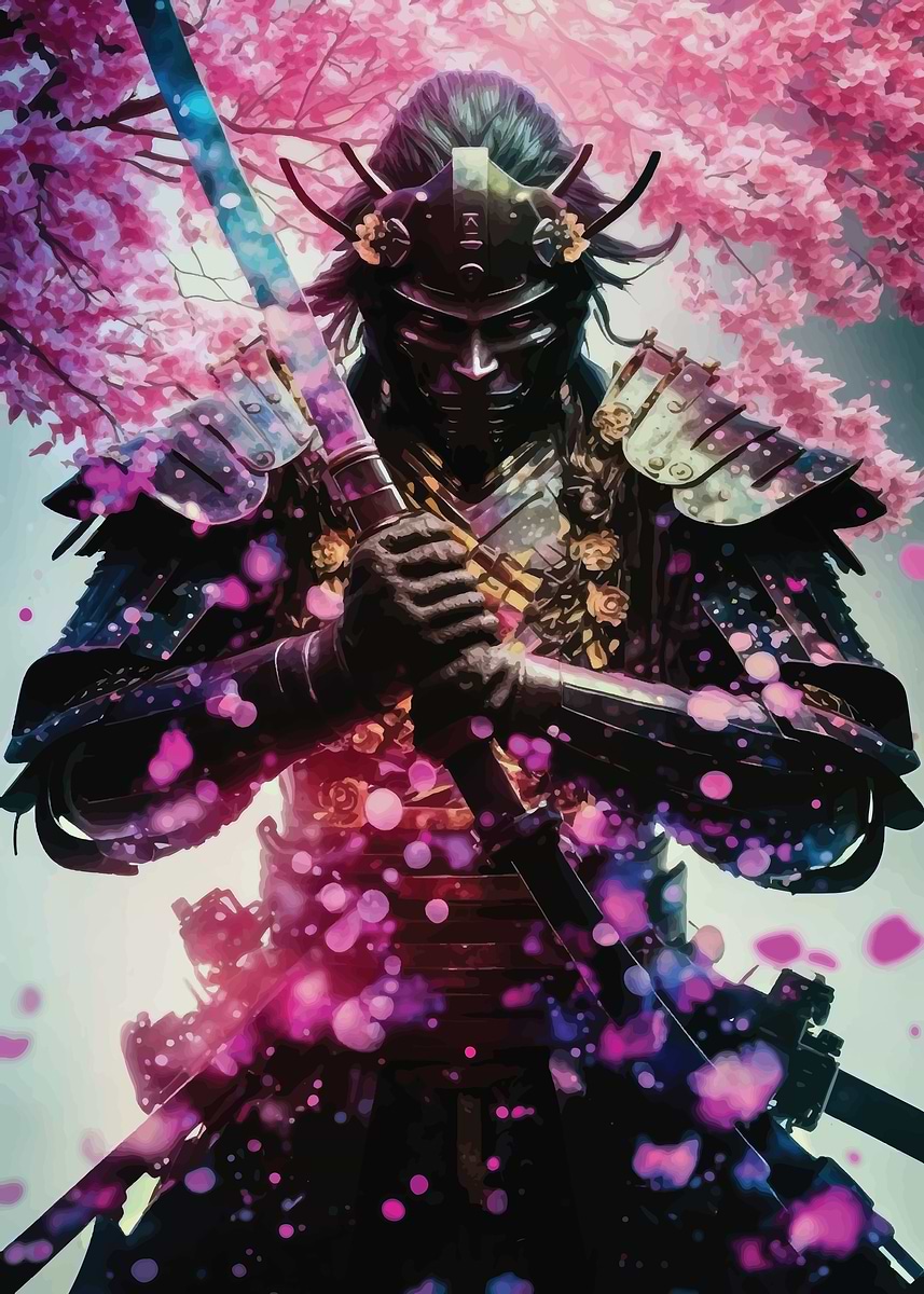 'AESTHETIC SAMURAI ART' Poster, picture, metal print, paint by Kilua ...