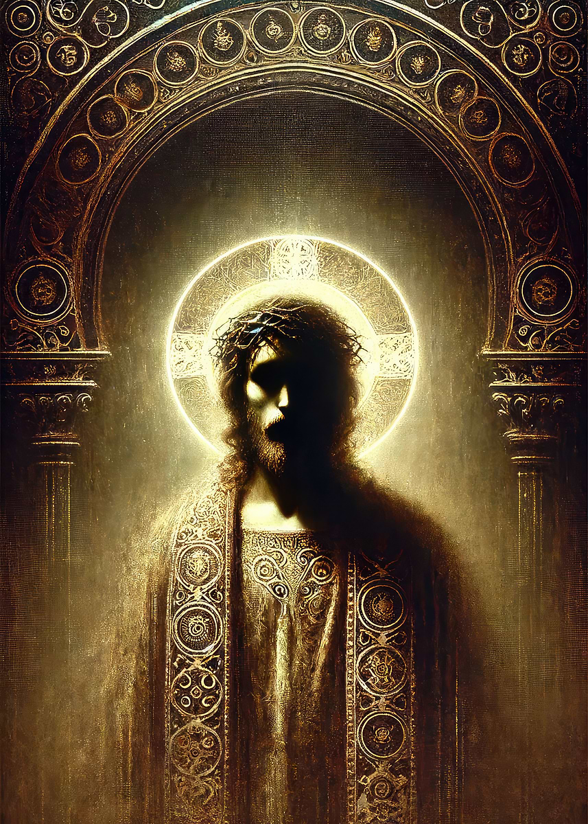 'Beautiful Jesus Christ' Poster, picture, metal print, paint by Markus ...