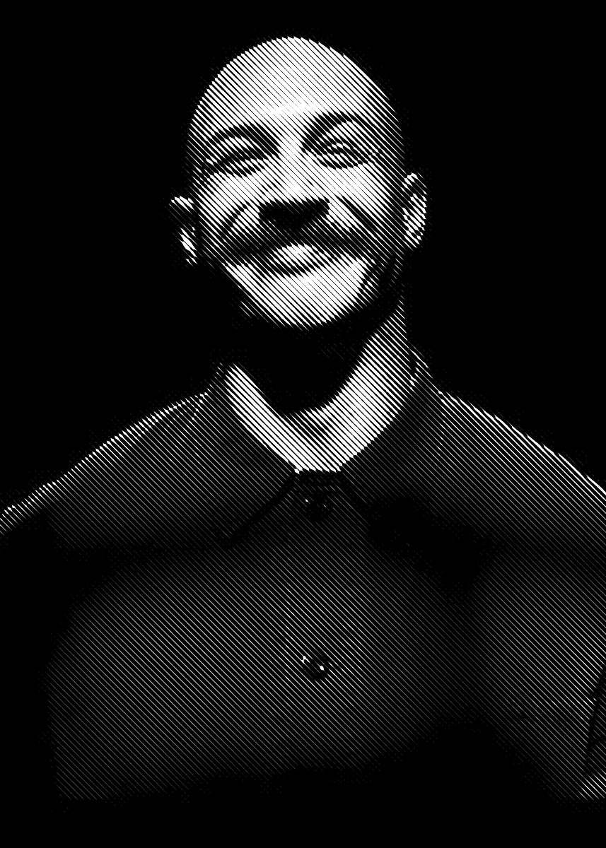 'bronson line art movie' Poster, picture, metal print, paint by Top ...