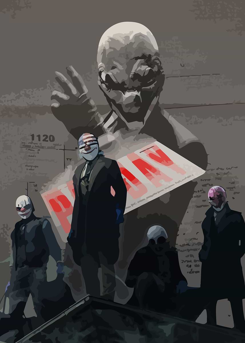 'payday 3' Poster, picture, metal print, paint by nolan emperor | Displate