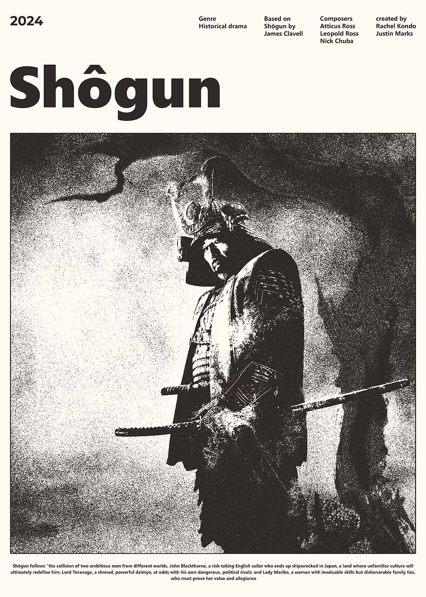 'Shogun 2024 series poster' Poster, picture, metal print, paint by Vyke ...
