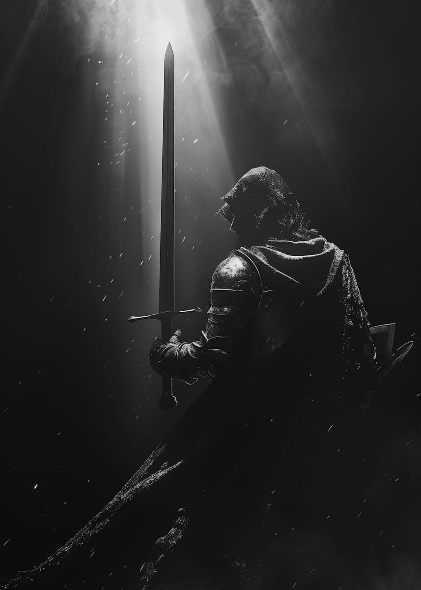 'dark knight' Poster, picture, metal print, paint by OMEGA FAUNA | Displate