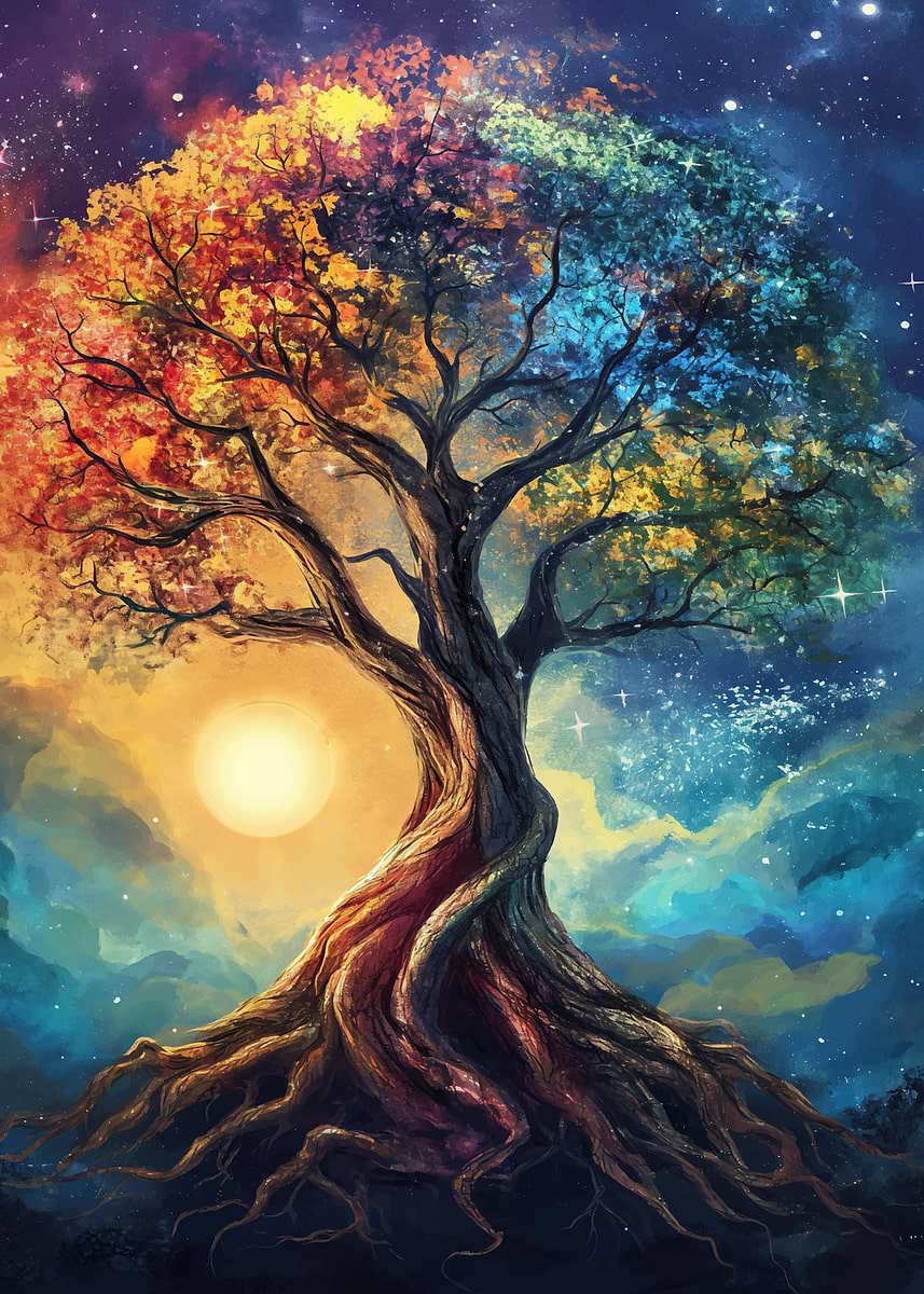'Magical tree' Poster, picture, metal print, paint by Ardyce Behn ...