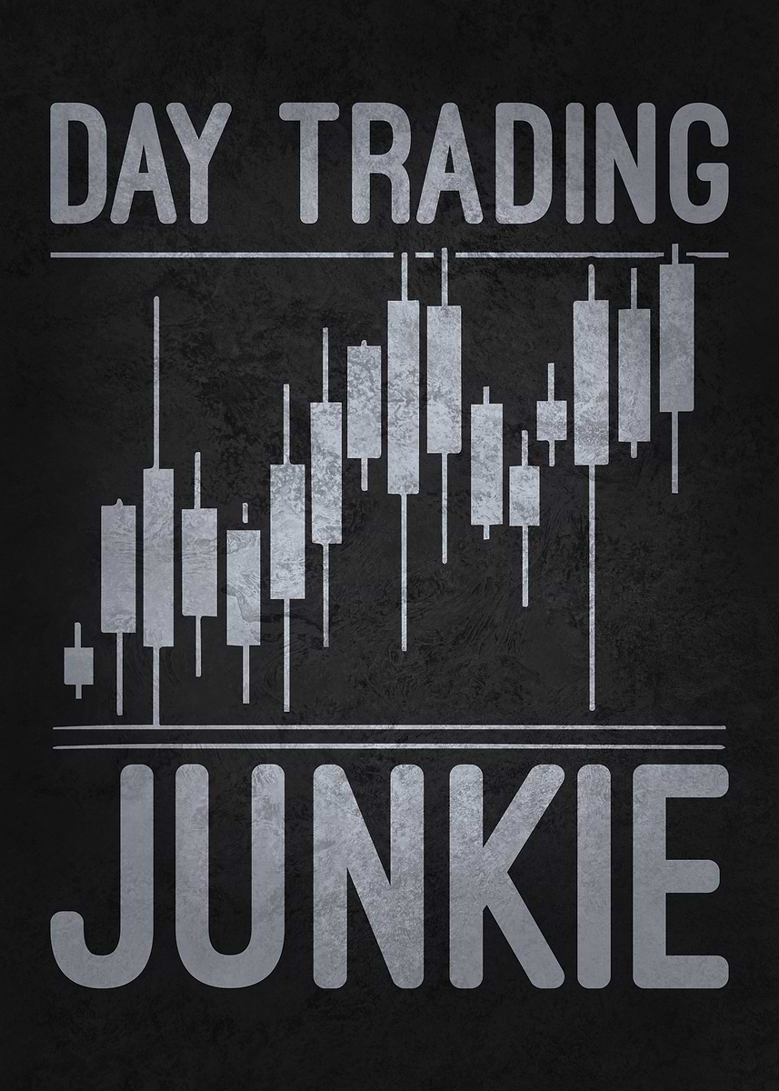 'Day Trading Junkie' Poster, picture, metal print, paint by Susumu ...