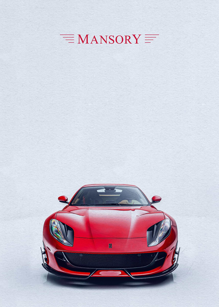 'Mansory Ferrari 812' Poster, picture, metal print, paint by Lee Rocks ...