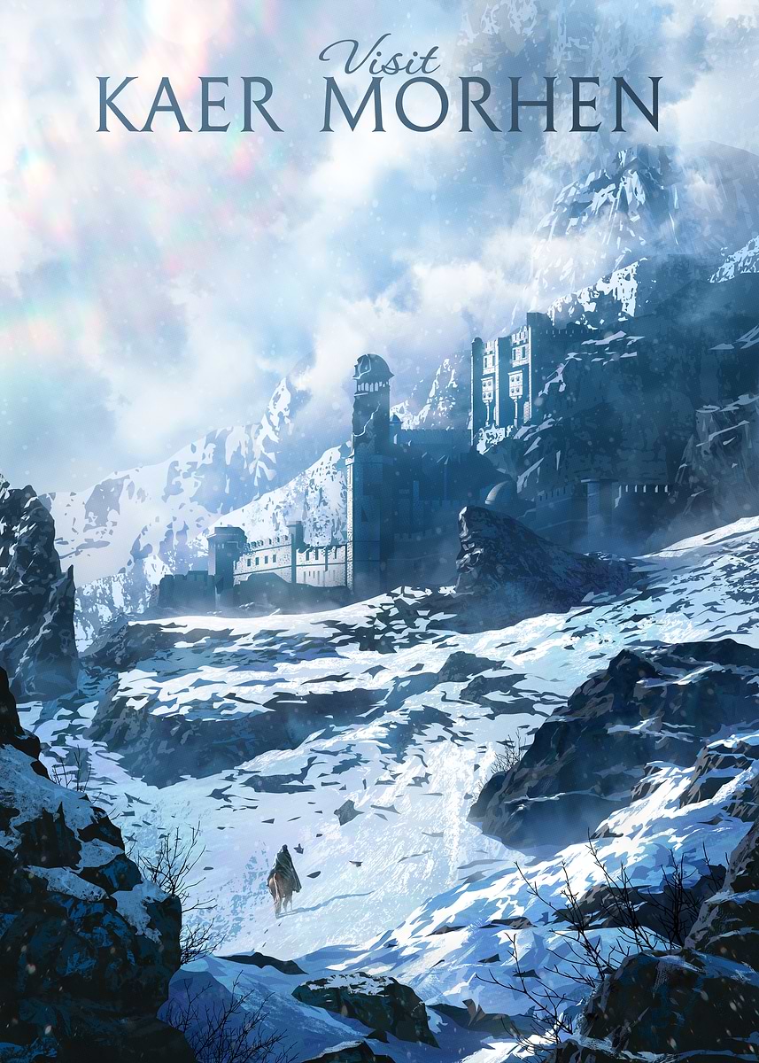 'Visit Kaer Morhen' Poster, picture, metal print, paint by The Witcher ...