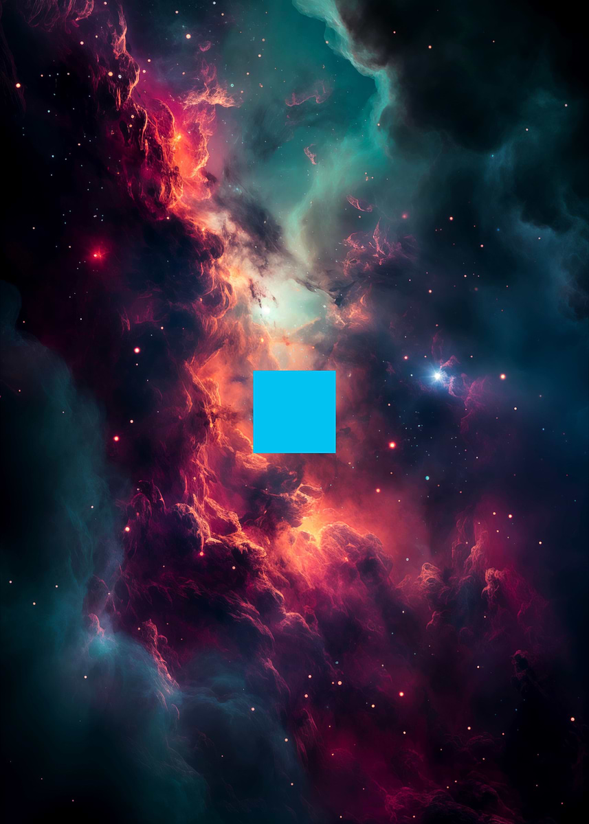 'ZIMA BLUE Eridanus' Poster, picture, metal print, paint by Antonio ...