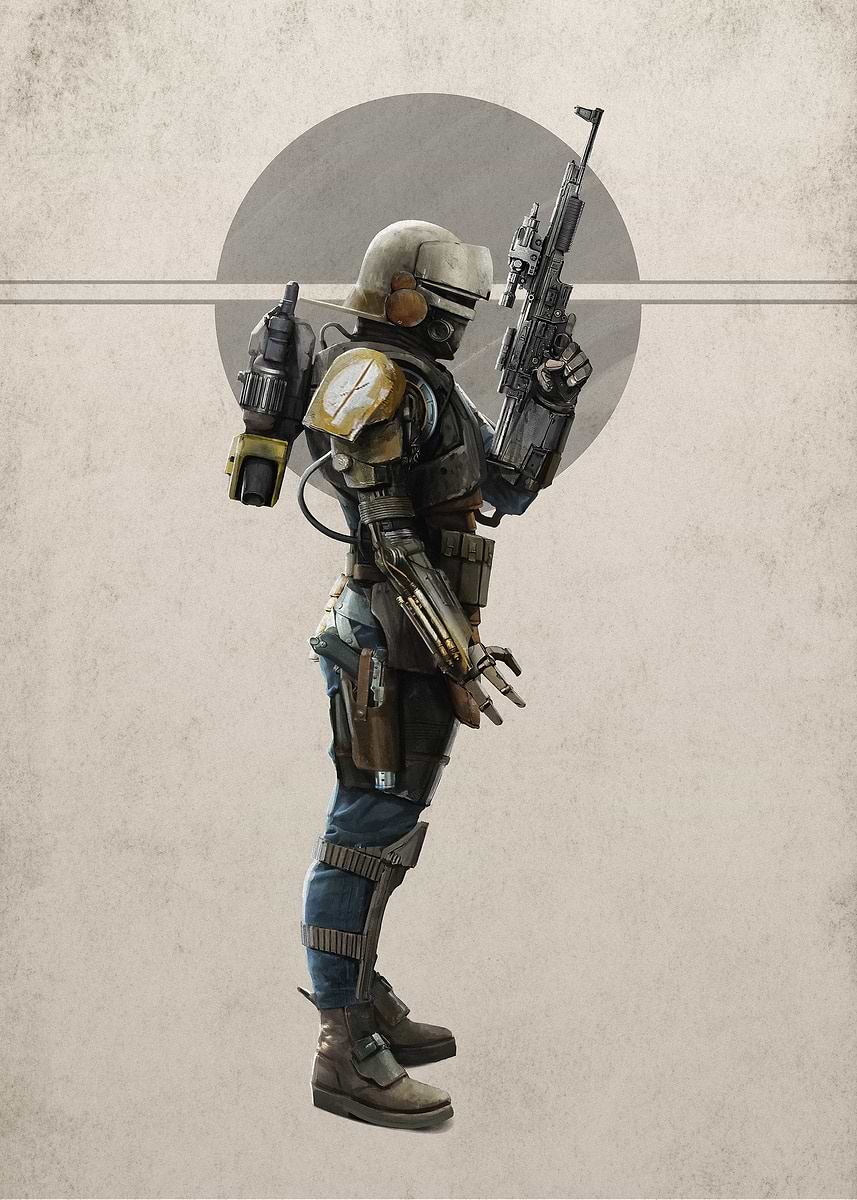 'Haxion Brood Gunslinger' Poster, picture, metal print, paint by Star ...