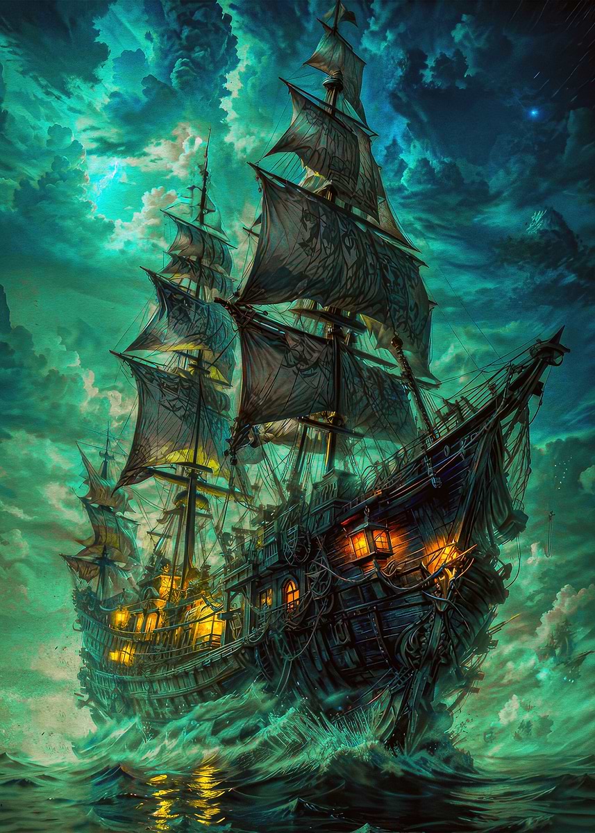 'The Stormbringer' Poster, picture, metal print, paint by Nadhira Art ...