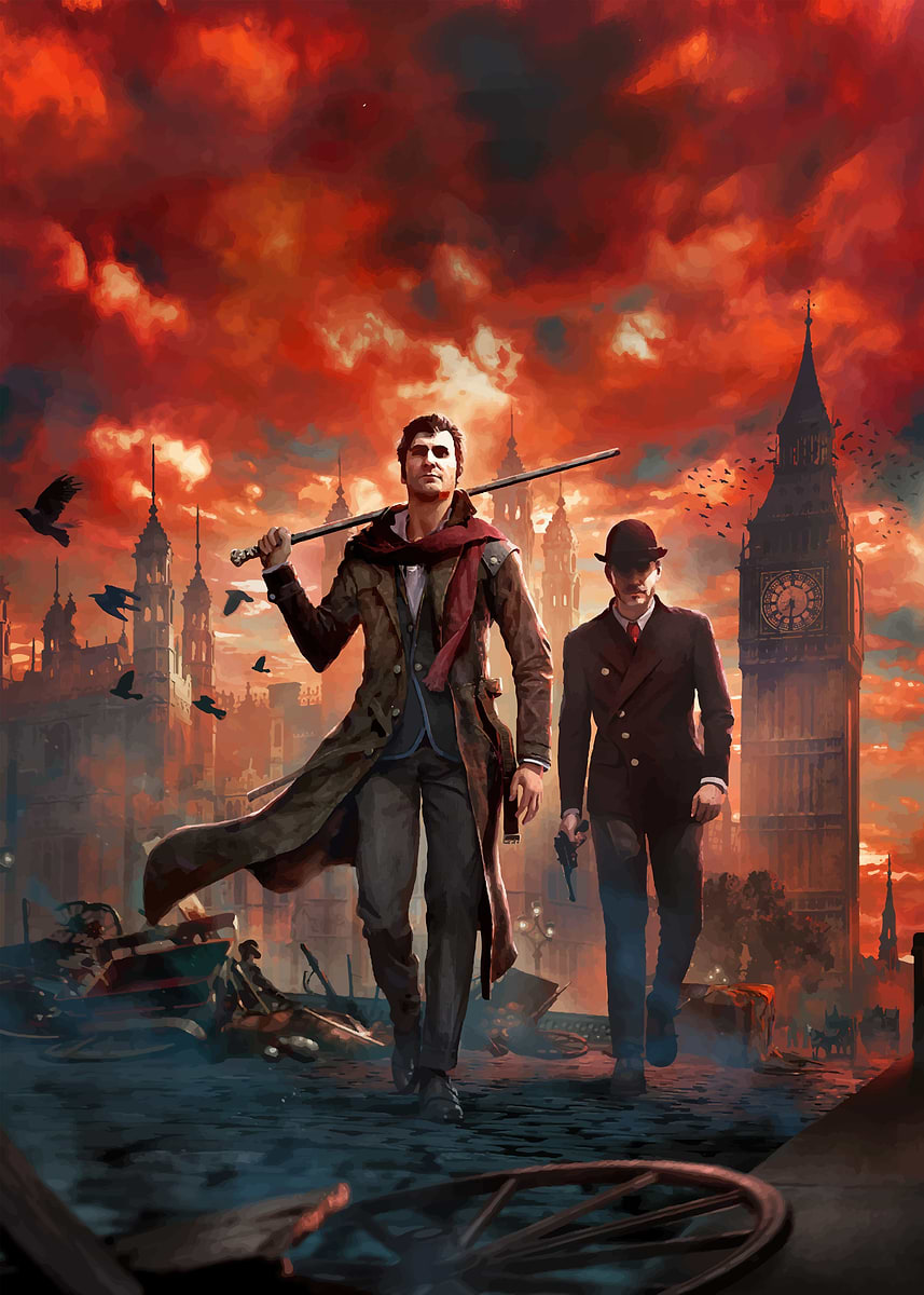 'sherlock holmes' Poster, picture, metal print, paint by chevia sss ...