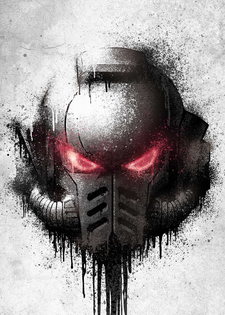 'Raven Guard Graffiti' Poster, picture, metal print, paint by Warhammer ...