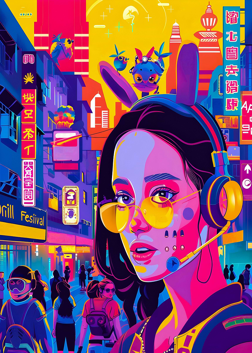 'posters holiday festivals' Poster, picture, metal print, paint by Pop ...