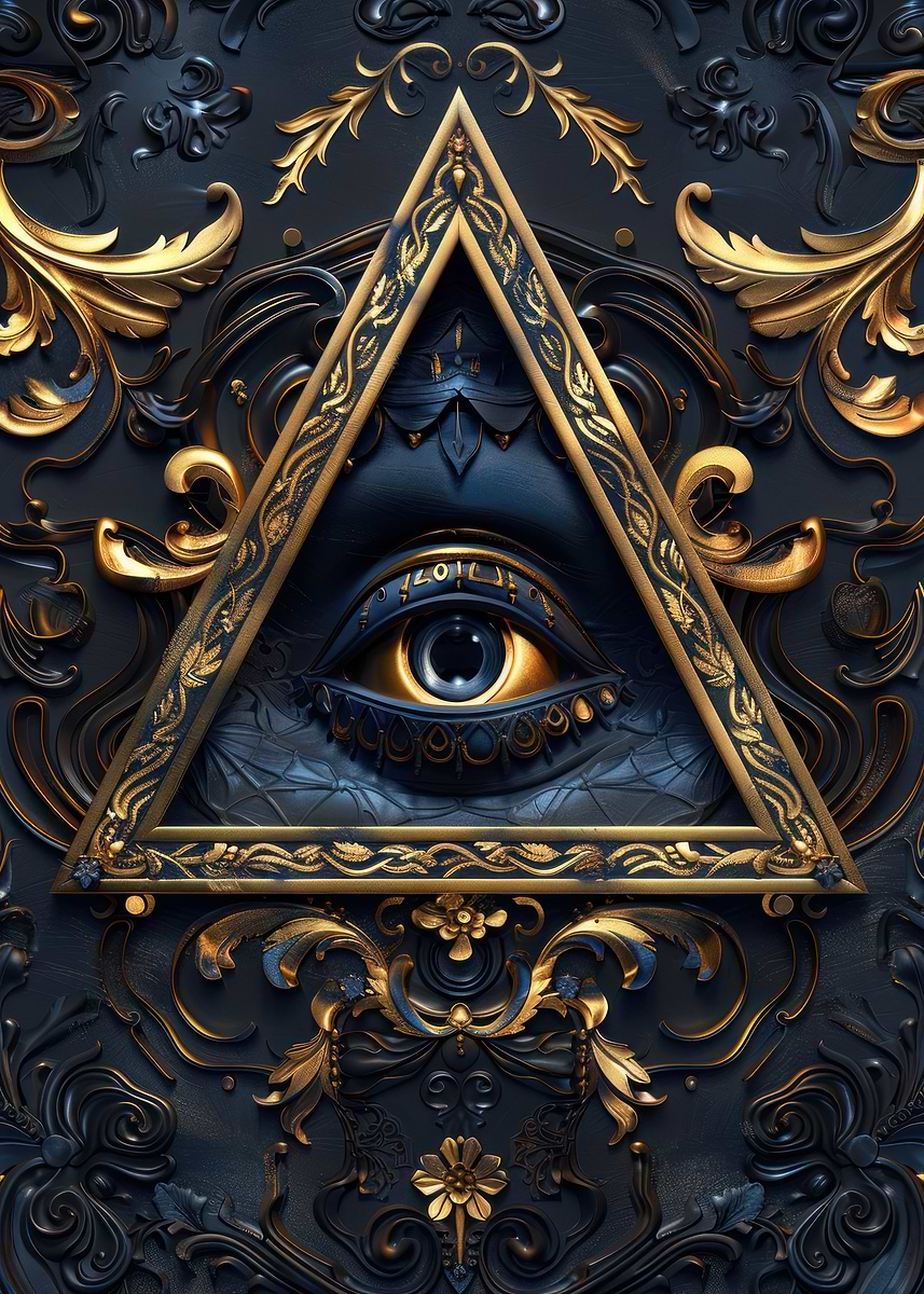 'The All Seeing Eye' Poster, picture, metal print, paint by ...
