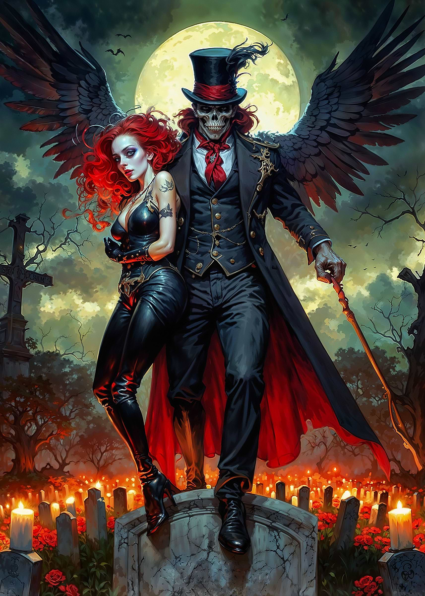 'Death Loa' Poster, picture, metal print, paint by Alice White Milano ...