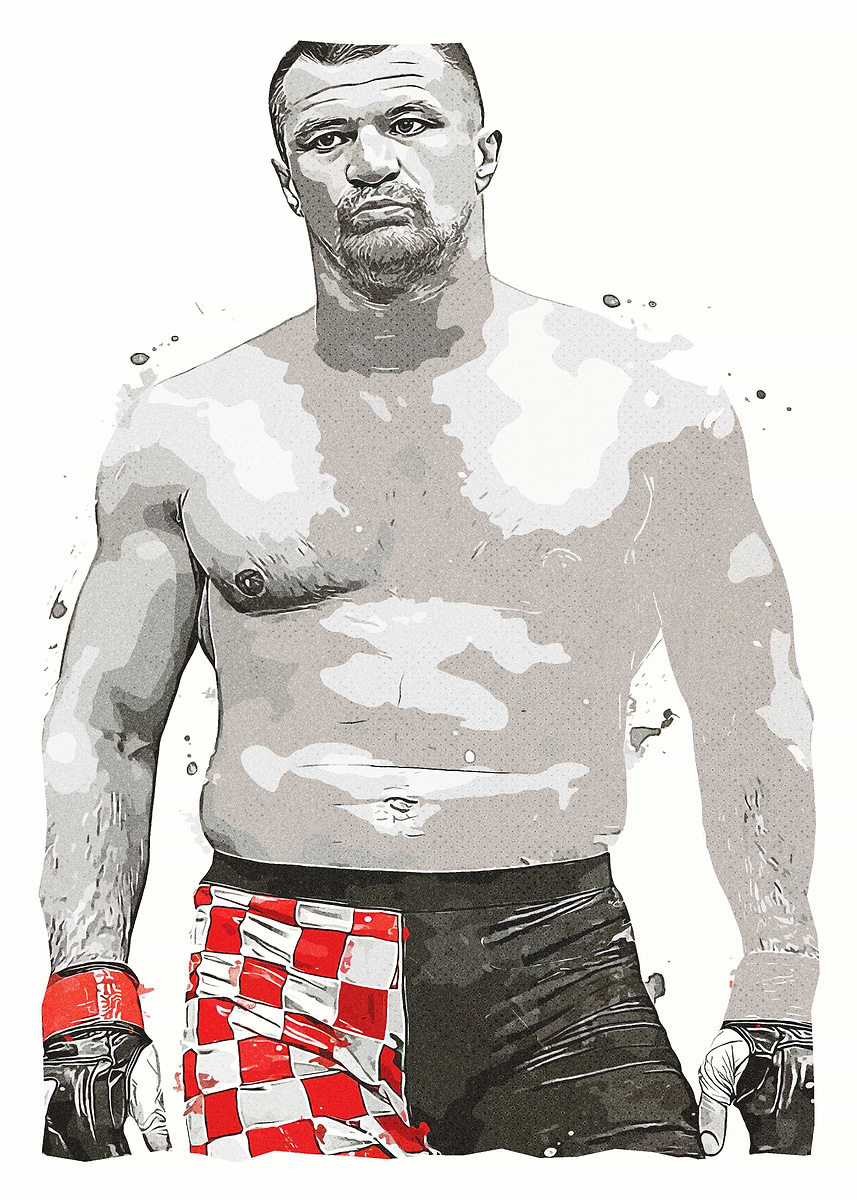 'Mirko Cro Cop Painting' Poster, picture, metal print, paint by Without ...