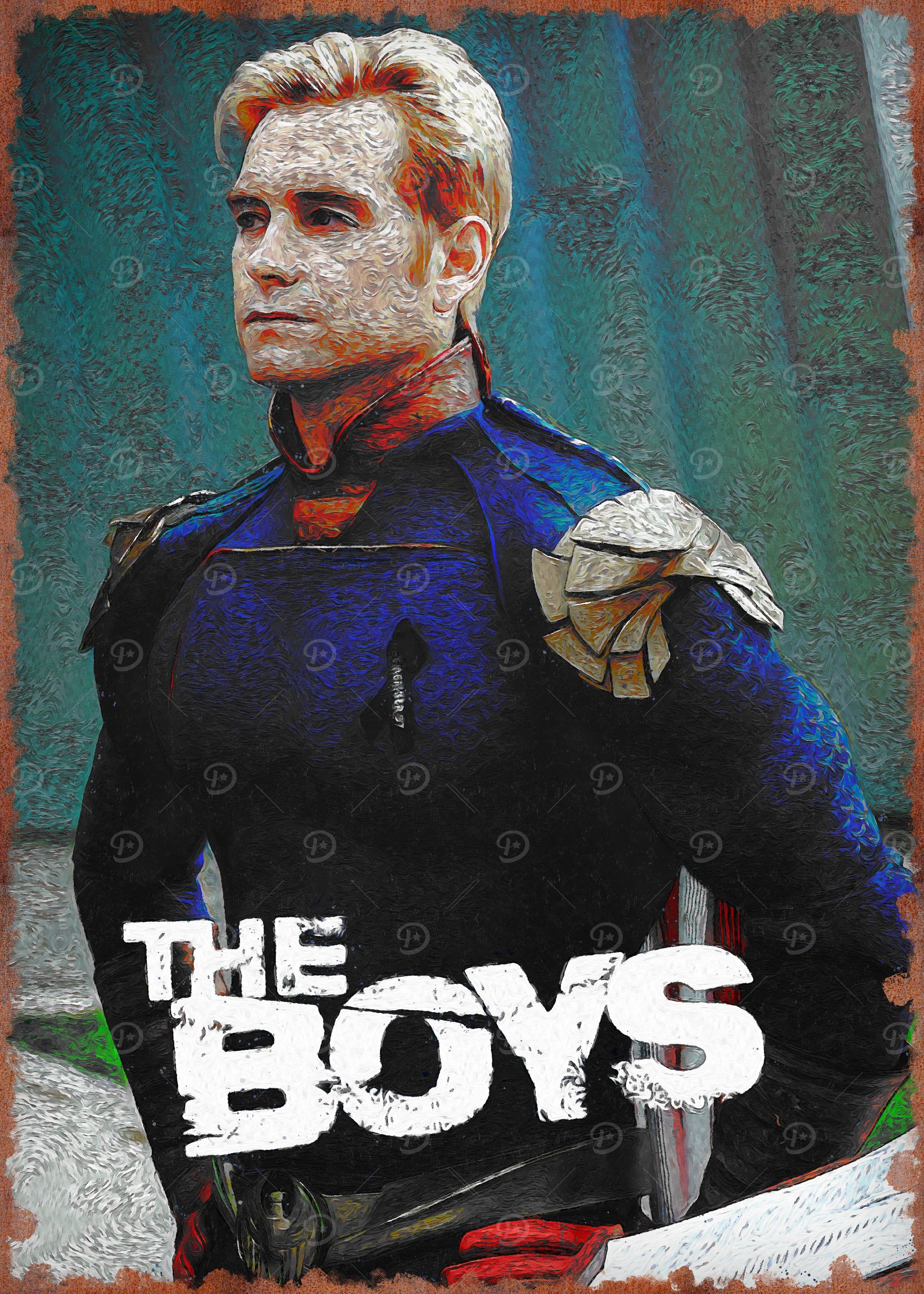 'the boys homelander' Poster, picture, metal print, paint by Greatest ...