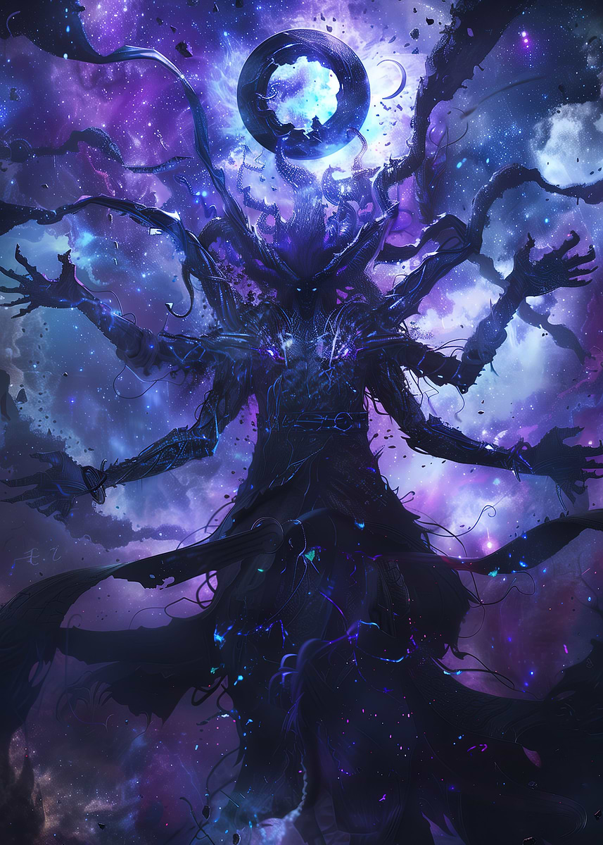 'Cosmic Entity' Poster, picture, metal print, paint by Powerful Words ...