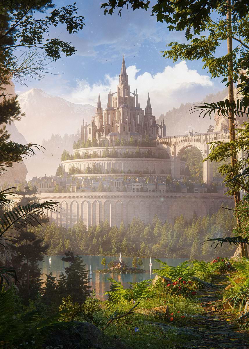 'Avalonia ' Poster, picture, metal print, paint by Sweeper3D | Displate