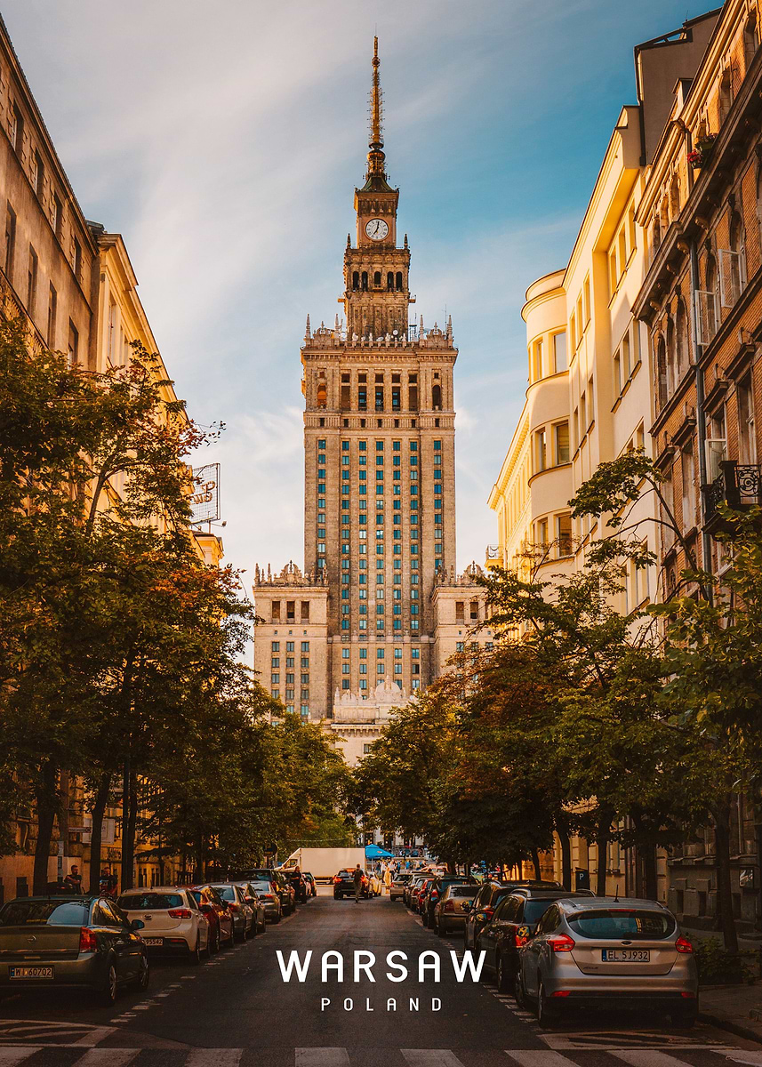 'Warsaw ' Poster, picture, metal print, paint by Explore Universe ...