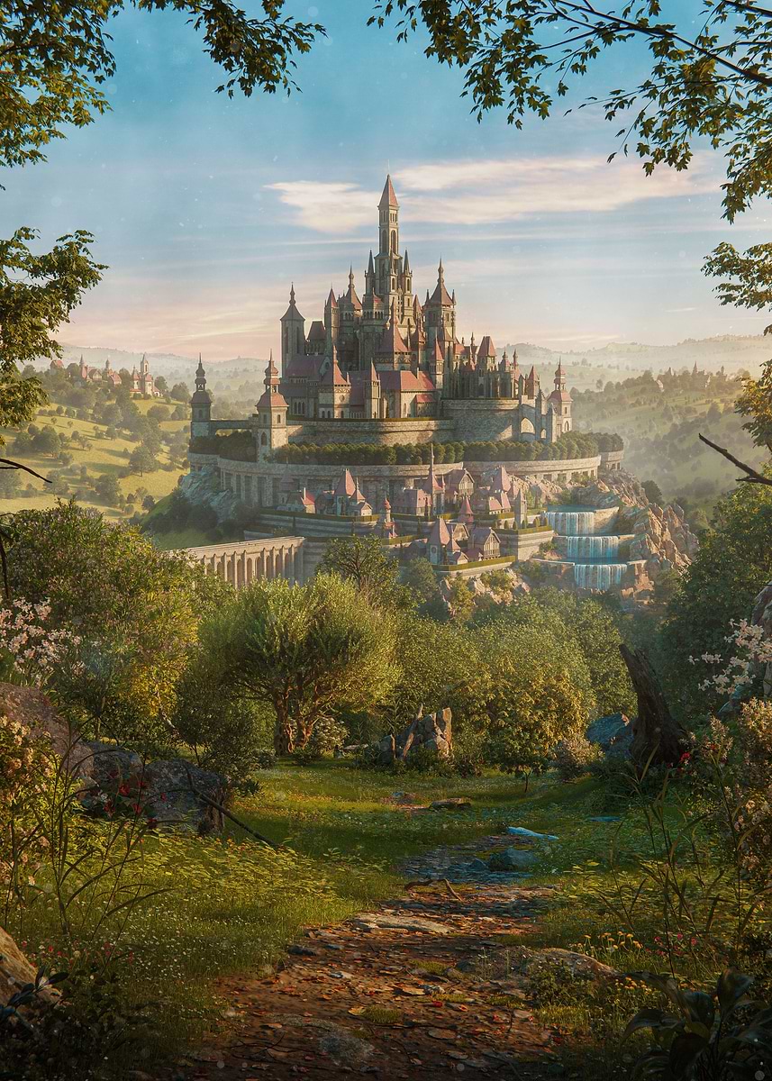 'Rolling Castle' Poster, picture, metal print, paint by Sweeper3D ...