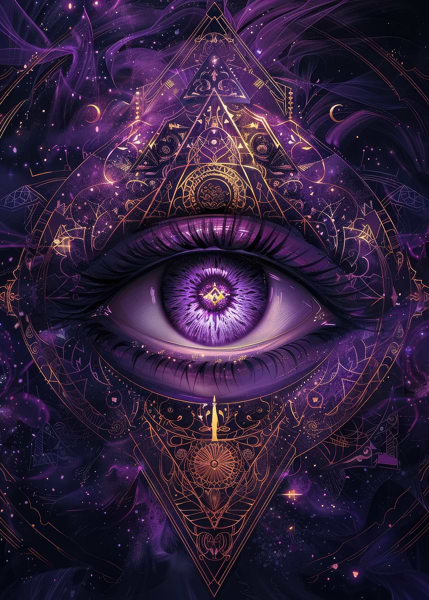 'The All Seeing Eye' Poster, picture, metal print, paint by Ilyrin ...