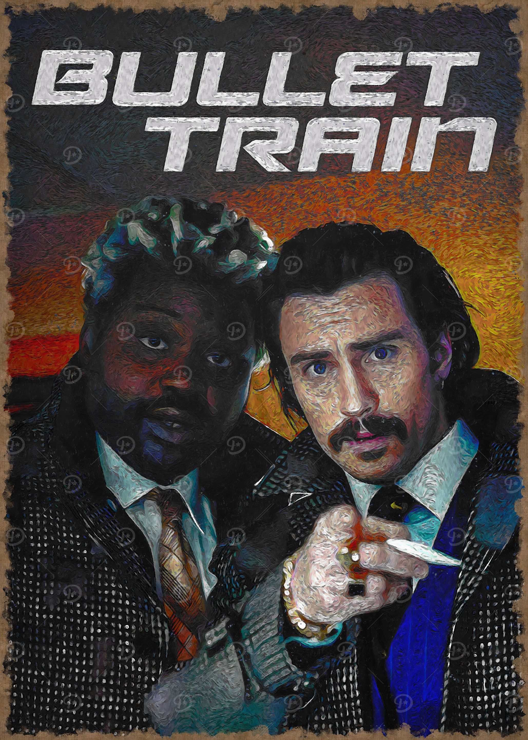 'Bullet Train' Poster, picture, metal print, paint by Imagination ...