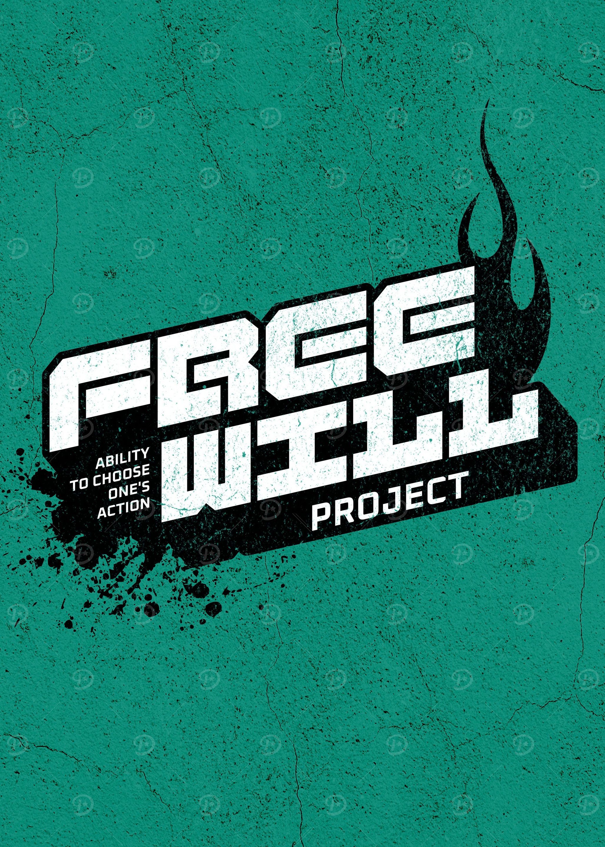 'Motivational Freewill' Poster, picture, metal print, paint by ...