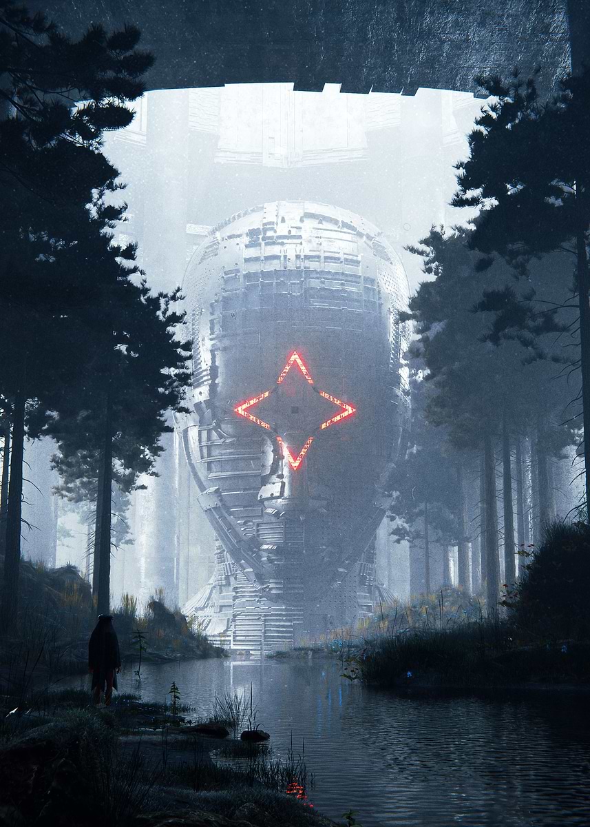 'Robot Uprising ' Poster, picture, metal print, paint by Dystopian ...