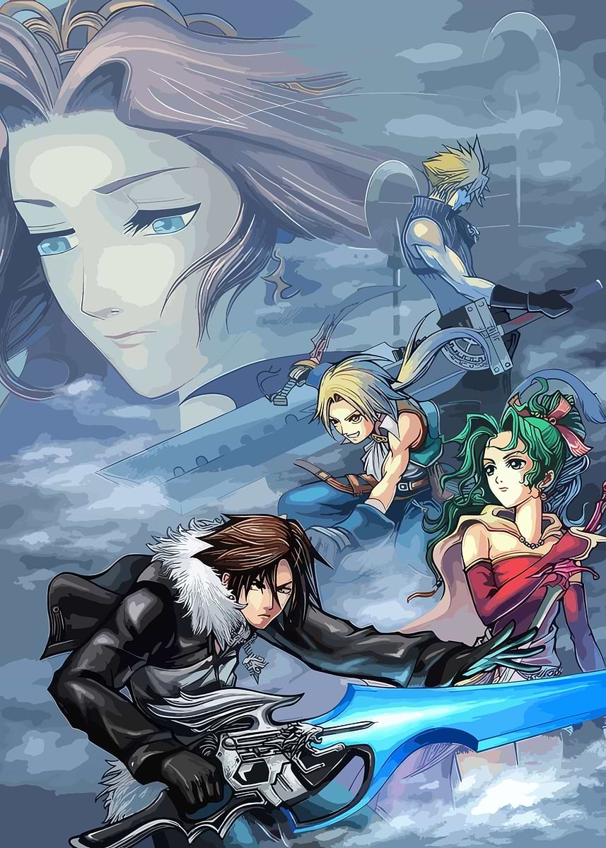 'Final Fantasy' Poster, picture, metal print, paint by Ansell ART ...