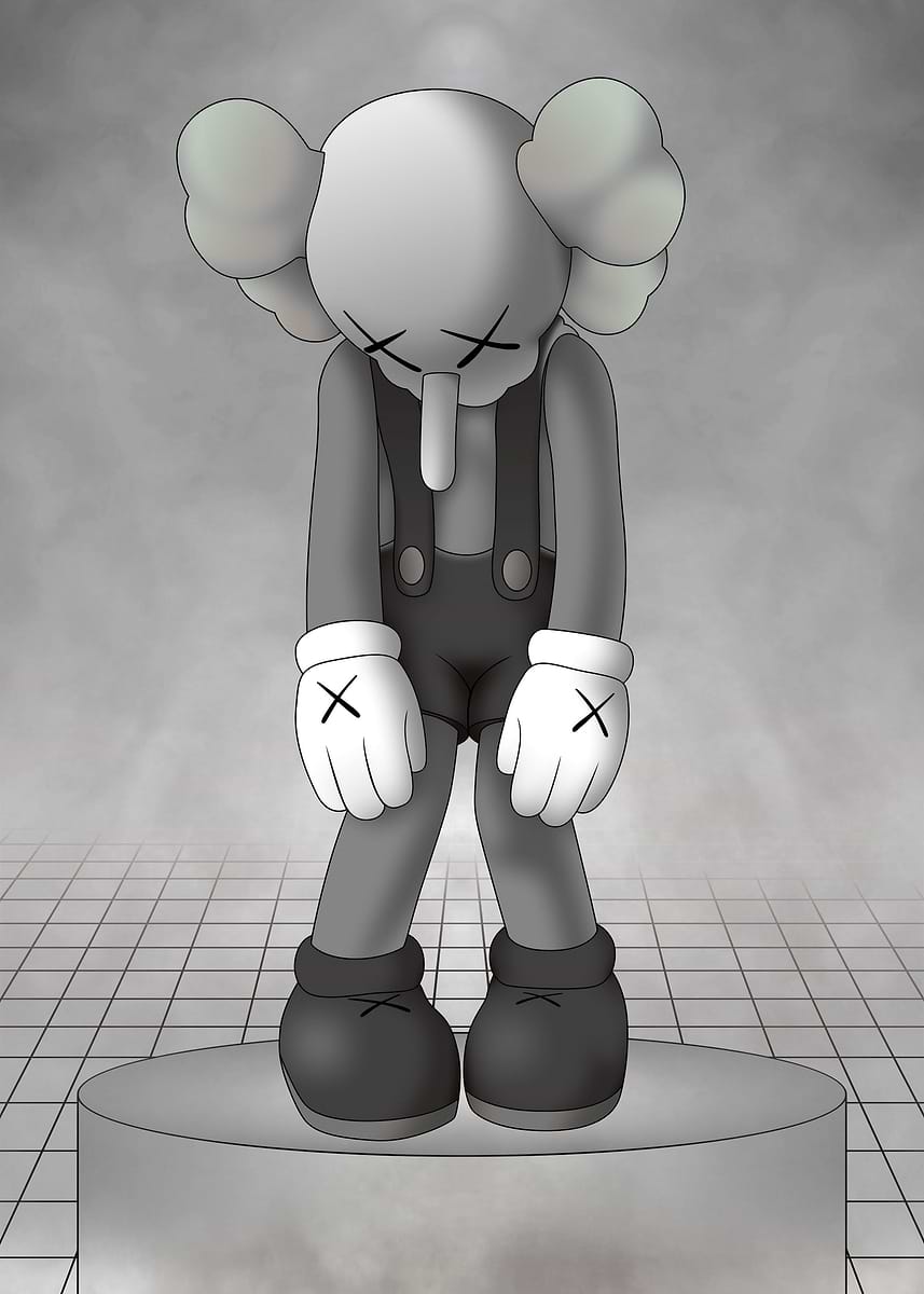 'Kaws' Poster, picture, metal print, paint by Tao Pai Pai | Displate