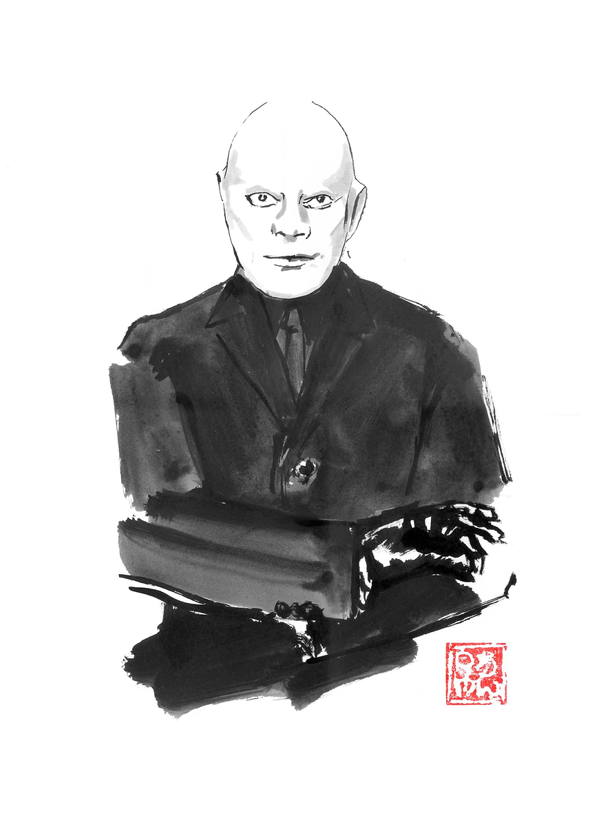 'fantomas' Poster, picture, metal print, paint by pechane sumie | Displate