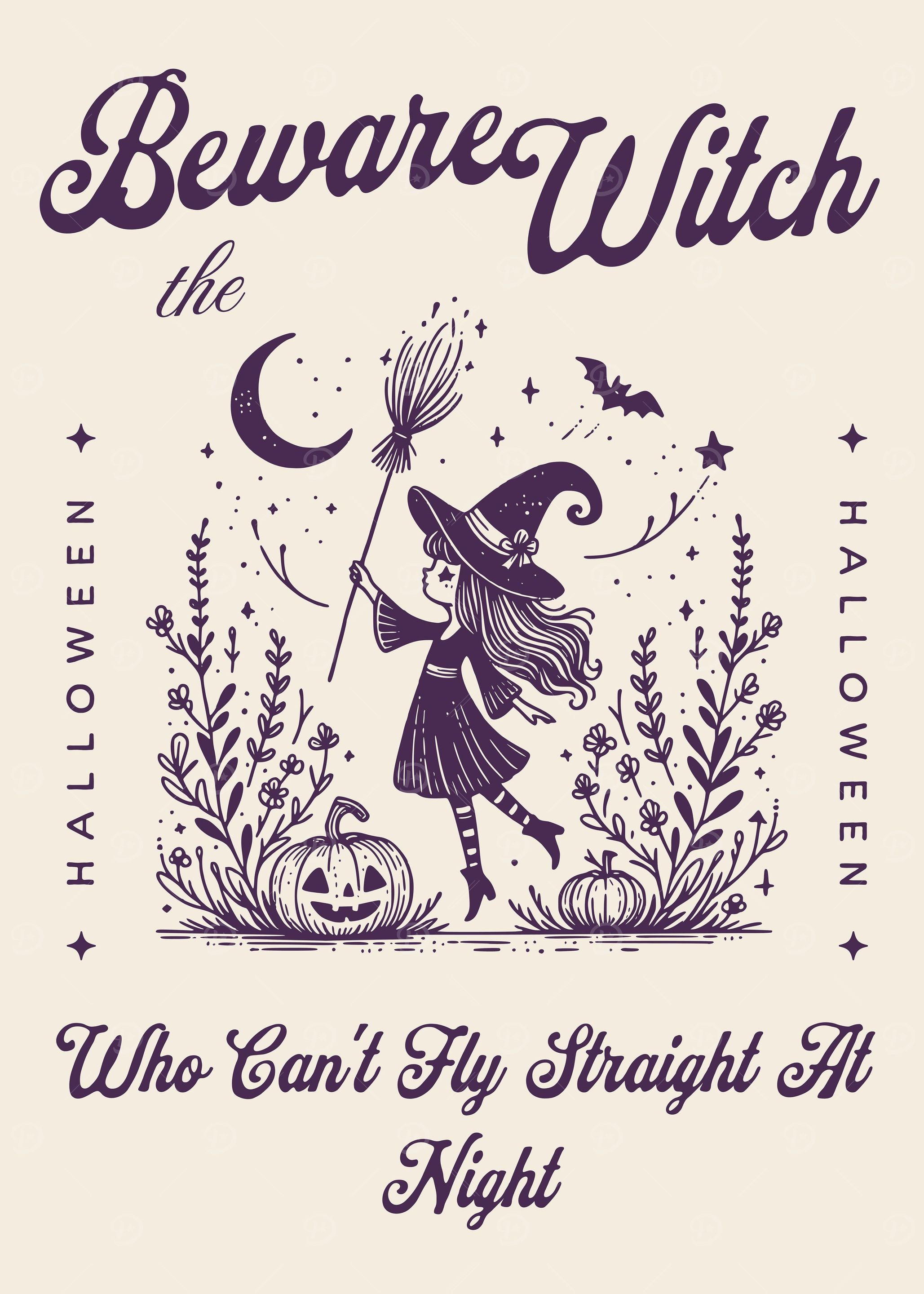 'Beware The Witch' Poster, picture, metal print, paint by AshnoAlice ...