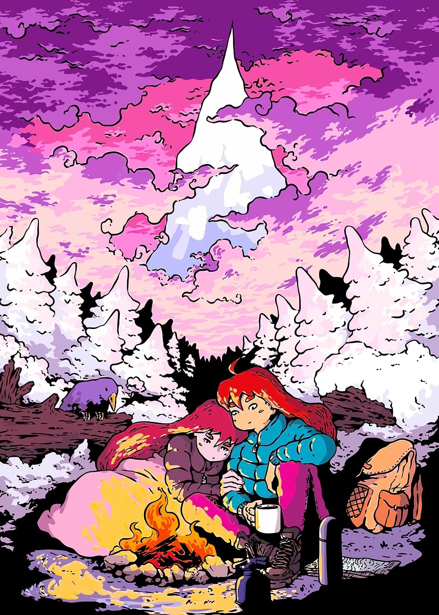 'Celeste Game ' Poster, picture, metal print, paint by Avoudyn | Displate