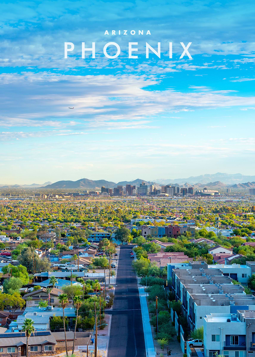 'Phoenix Arizona' Poster, picture, metal print, paint by Ez Photography ...