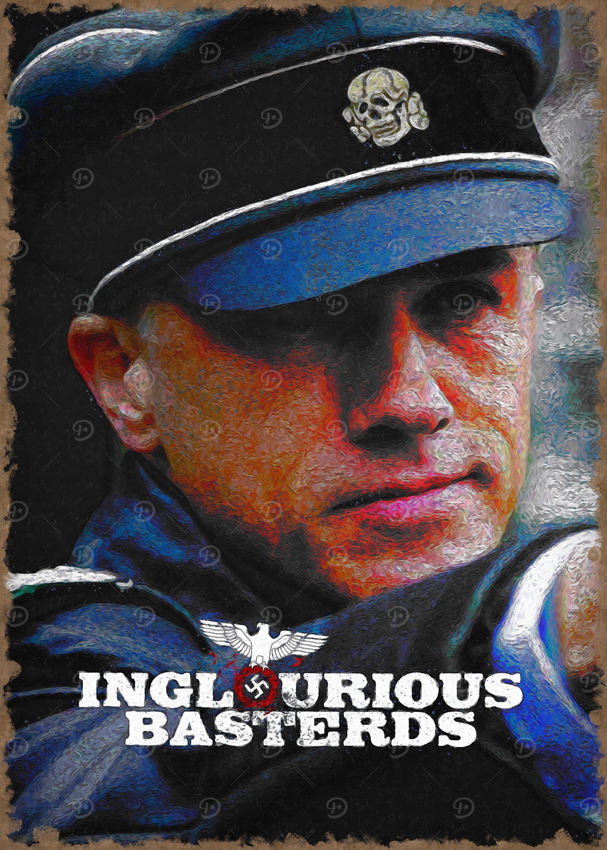 'inglorious basterds' Poster, picture, metal print, paint by Metal Edge ...