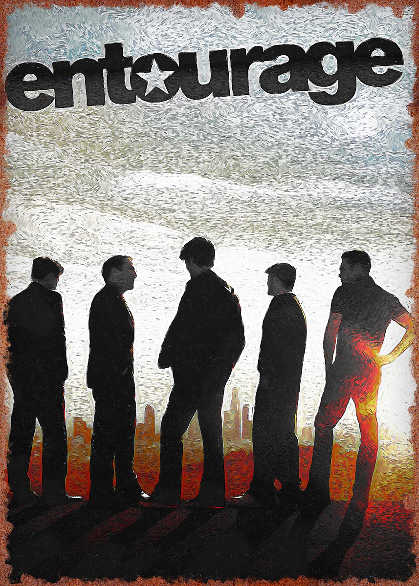 'entourage' Poster, picture, metal print, paint by Exclusive Metal ...