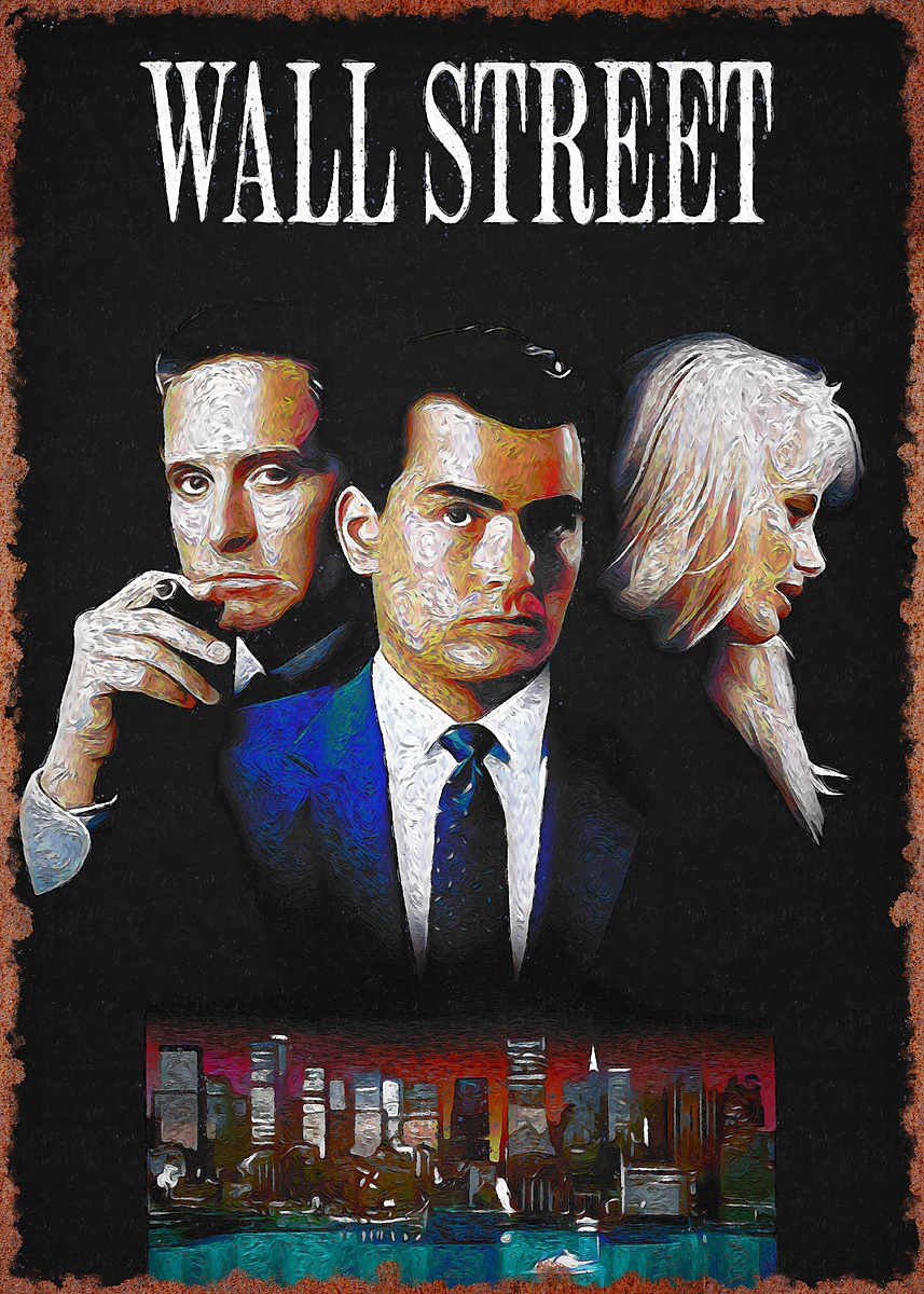 'wall street' Poster, picture, metal print, paint by Greatest of All ...
