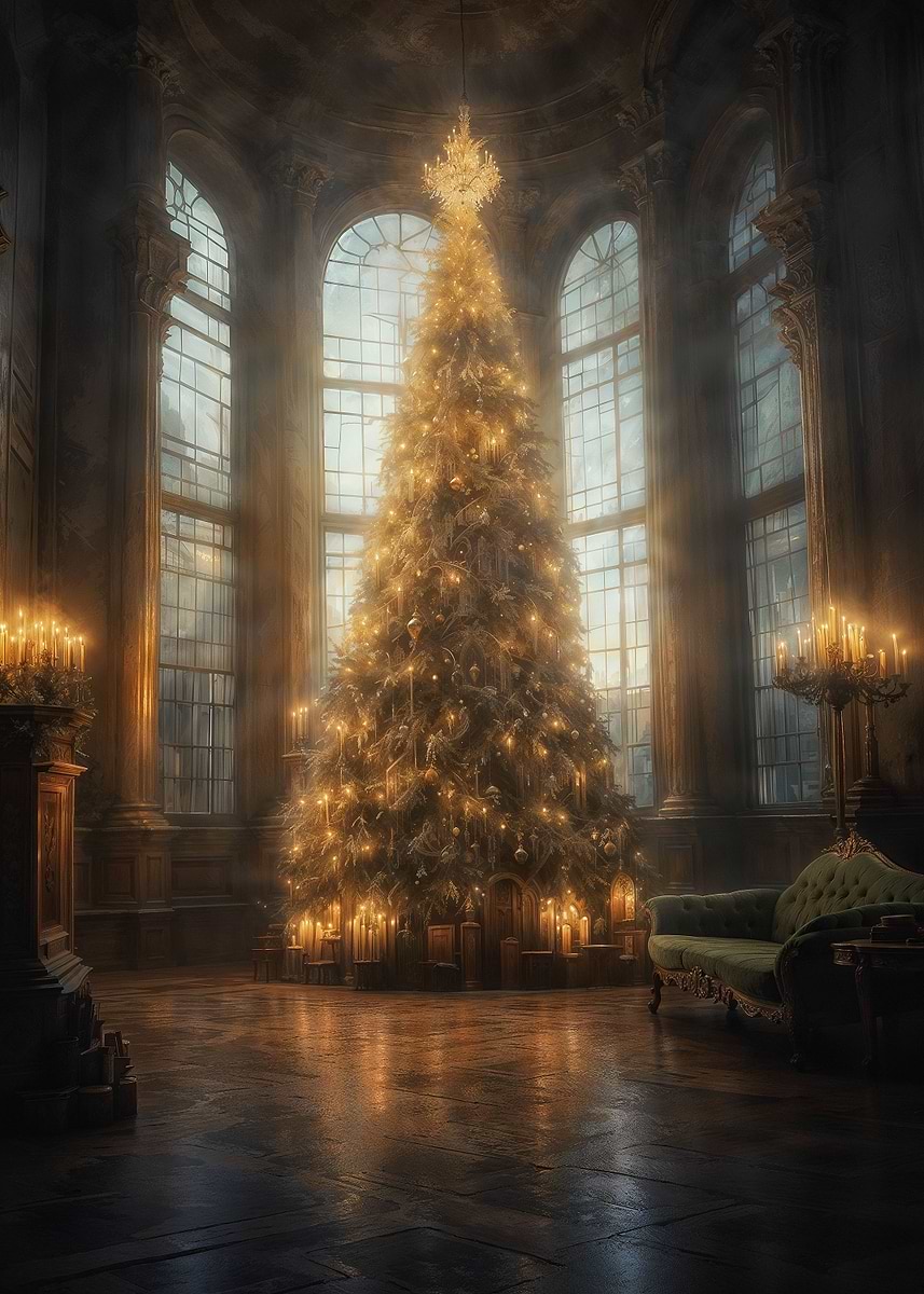 'Magic Christmas' Poster, picture, metal print, paint by Alice White ...