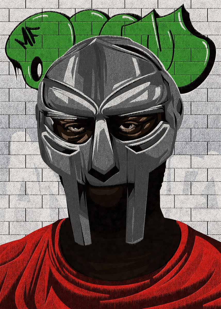 'Mf Doom' Poster, picture, metal print, paint by Don Hajun | Displate