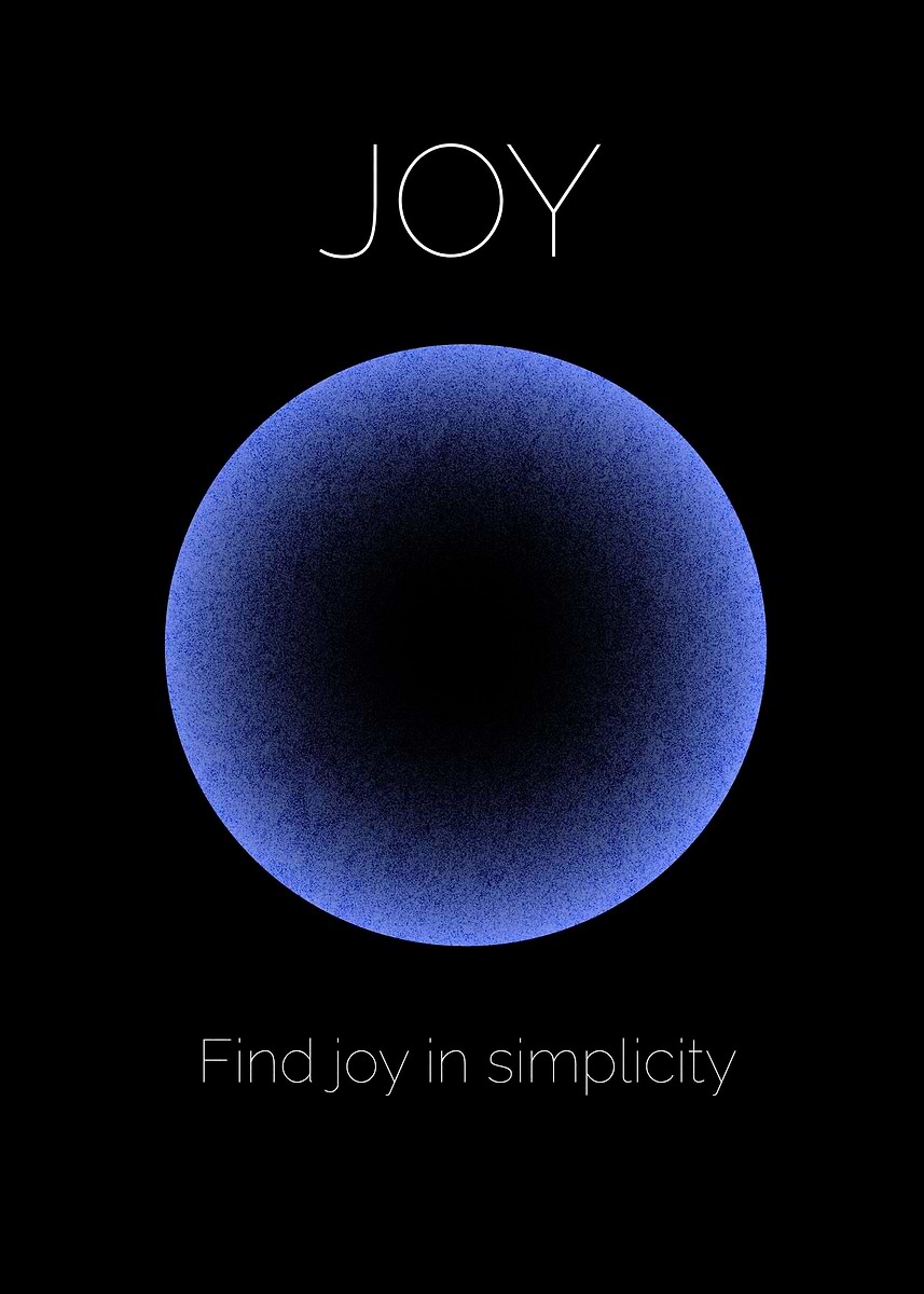 'Joy in Simplicity' Poster, picture, metal print, paint by renArt ...