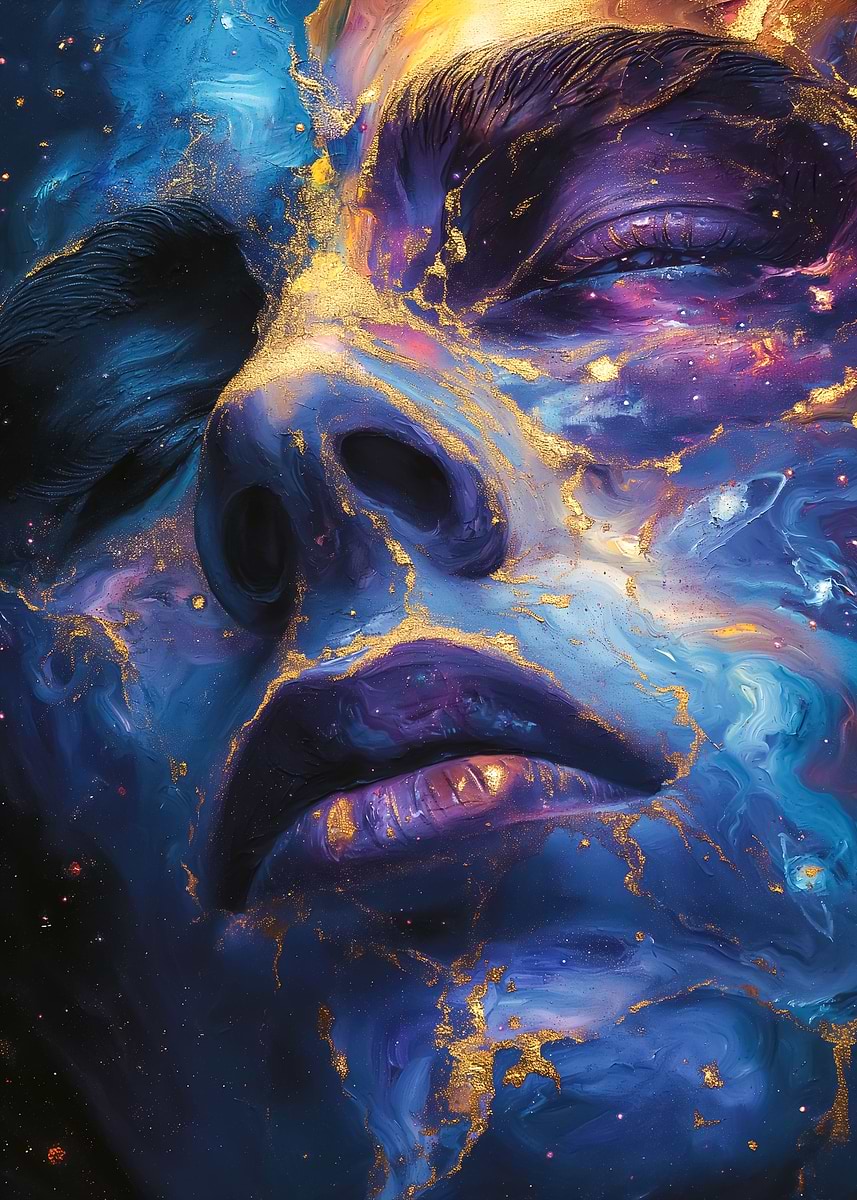 'Cosmic Sovereignty' Poster, picture, metal print, paint by ...