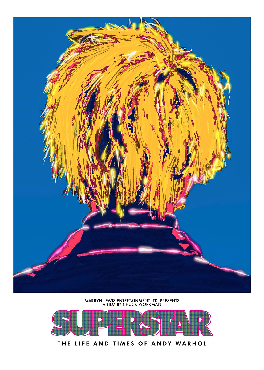 'SUPERSTAR POSTER' Poster, picture, metal print, paint by POP ART WORLD ...