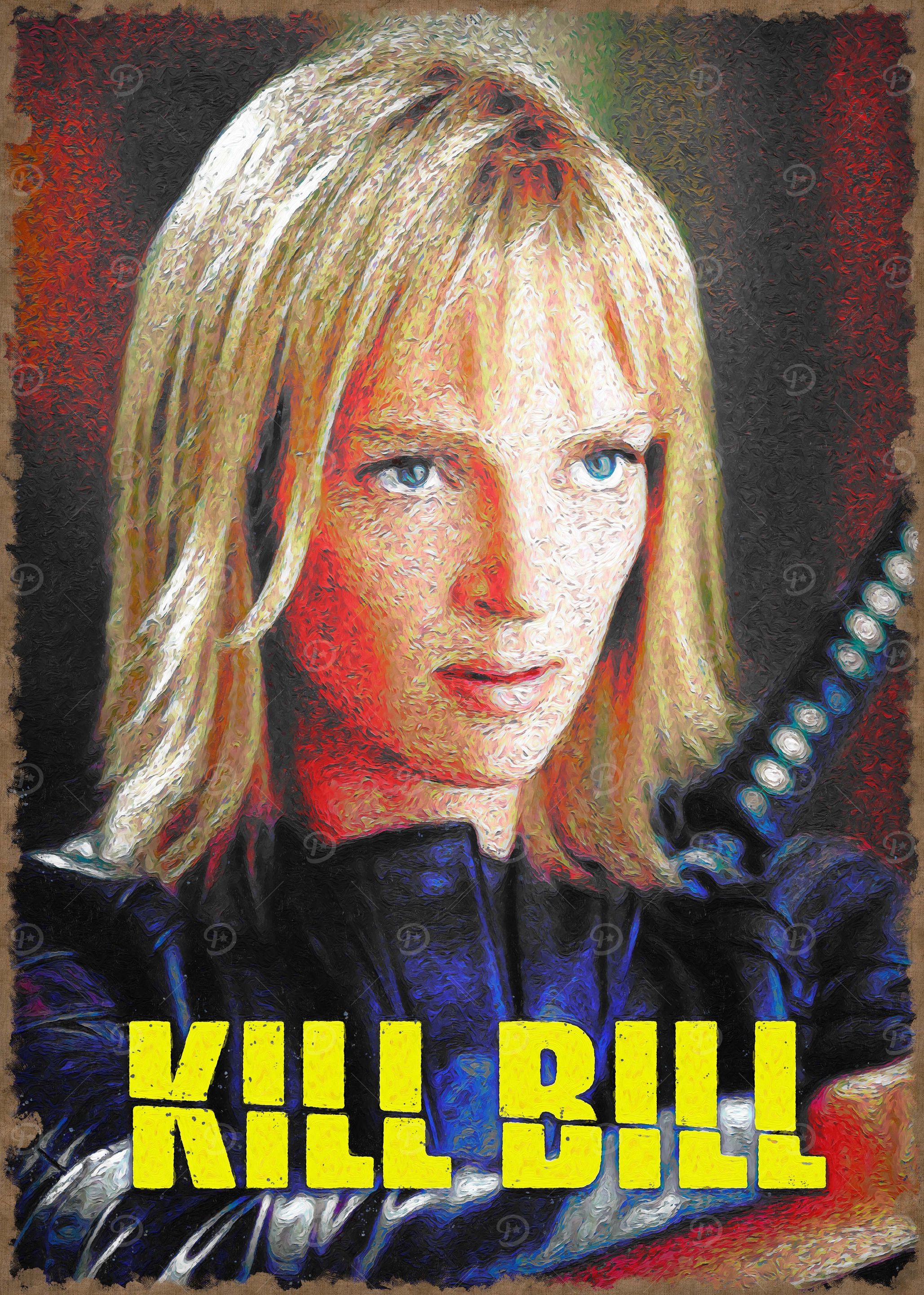 'beatrix kiddo' Poster, picture, metal print, paint by Metal Edge ...