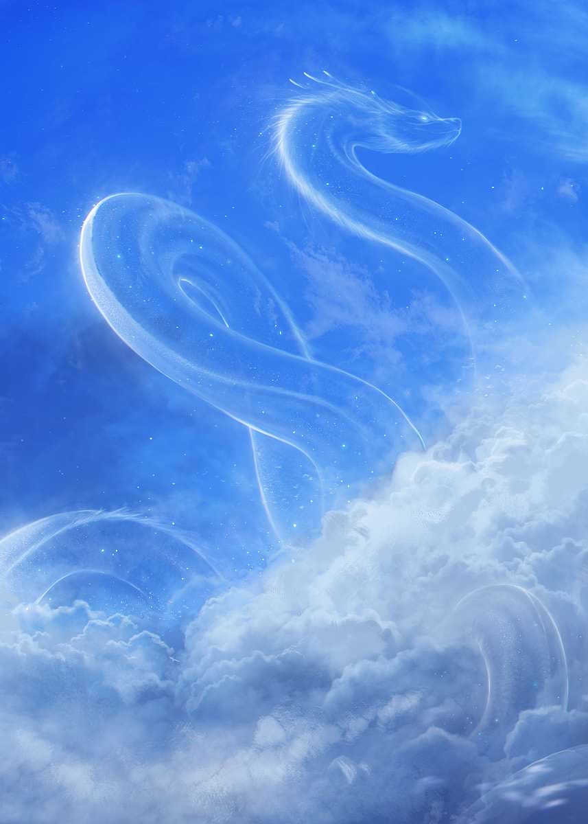 'The Sky Serpent II' Poster, picture, metal print, paint by Isvoc ...